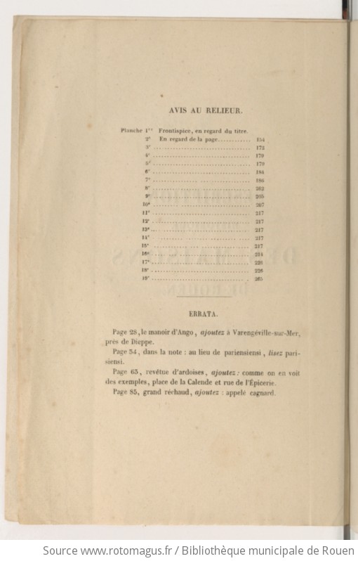 Description historique des maisons de Rouen les plus remarquables par ...
