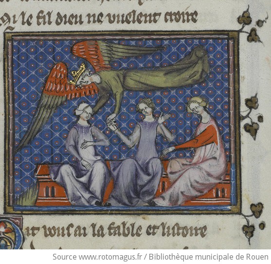 Persée vole l'oeil des trois Grées (Gorgones). | Rotomagus | Rouen ...