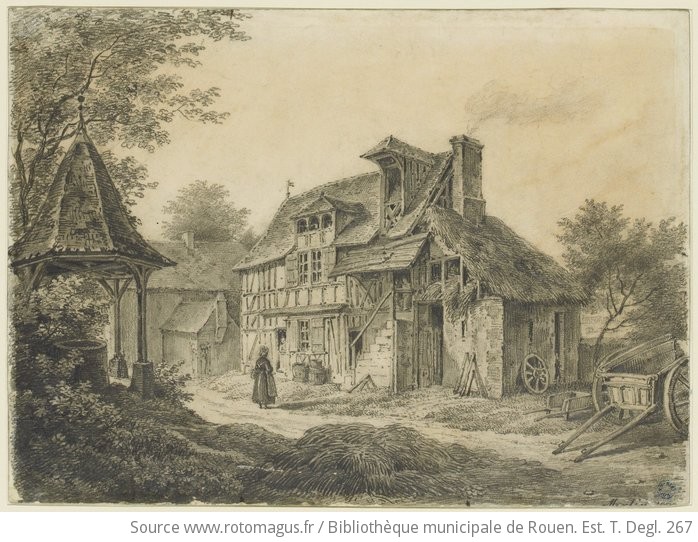 Collection de dessins de Louis Deglatigny. [Rouen, maison de l ...